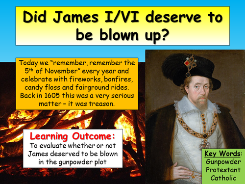James VI/I Gunpowder Plot | Teaching Resources