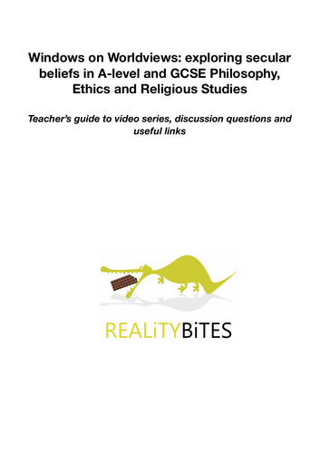 Worldviews for GCSE/A-Level RE | Teaching Resources
