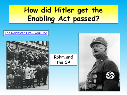 Reichstag Fire & Enabling Act | Teaching Resources
