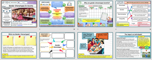 Gender Stereotypes In Society - PSHE | Teaching Resources