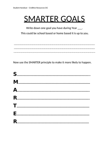 Personal Development - Goal Setting - PSHE | Teaching Resources