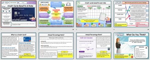 Credit Cards Benefits & Risks - PSHE | Teaching Resources