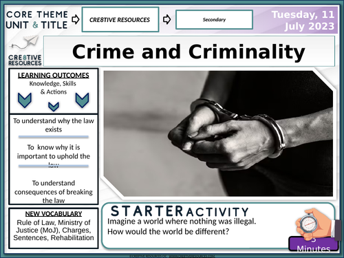Crime and Criminality | Teaching Resources