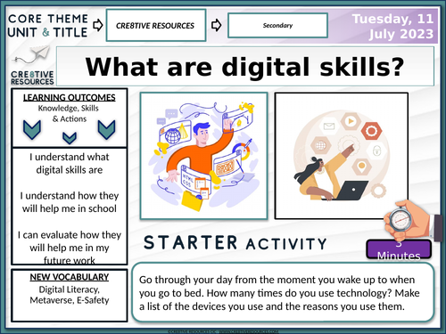 What are Digital Skills - Careers | Teaching Resources