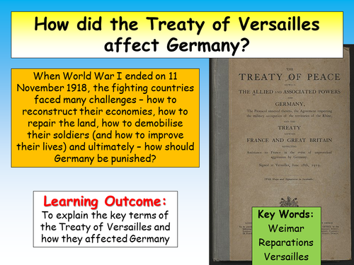 Treaty of Versailles | Teaching Resources