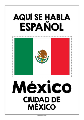 SPANISH-SPEAKING COUNTRIES POSTERS FLASHCARDS | Teaching Resources