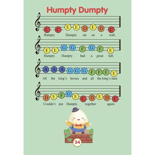 Big Color-Coded Songbook for 8 Note Bell Set: 78 Easy-to-Play Songs ...