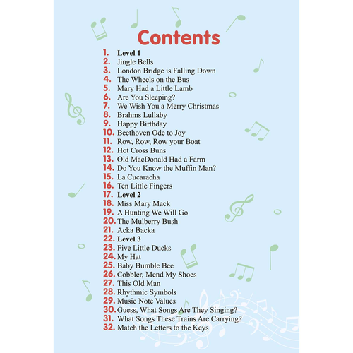 24 Color-Coded Songs for ChromaNotes Bell Set: Music for Beginners ...