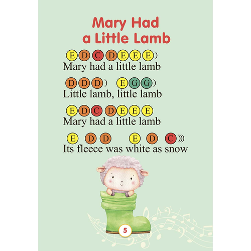 24 Color-Coded Songs for ChromaNotes Bell Set: Music for Beginners ...