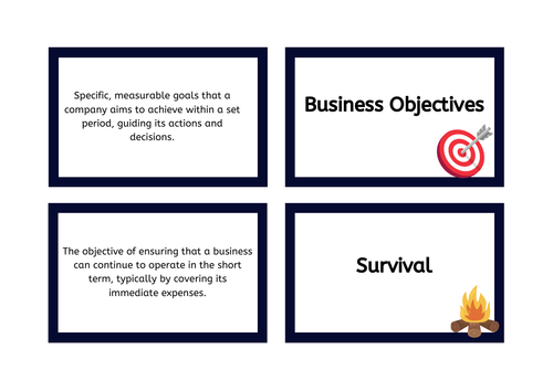 IGCSE Business Unit 1.5 Business Objectives and Stakeholders | Teaching ...