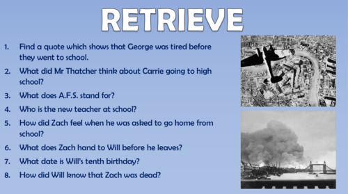 Goodnight Mister Tom - Chapters 21-23 - Double Lesson! | Teaching Resources