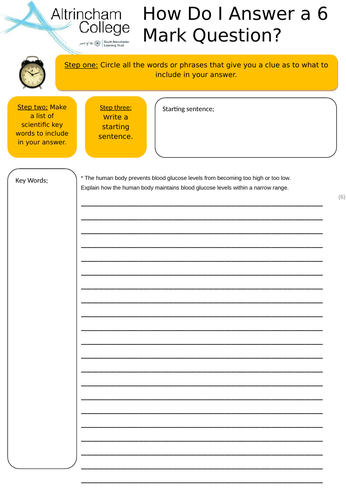 Edexcel CB7 SB7 Control of Blood Glucose Complete Lesson - GCSE Biology ...
