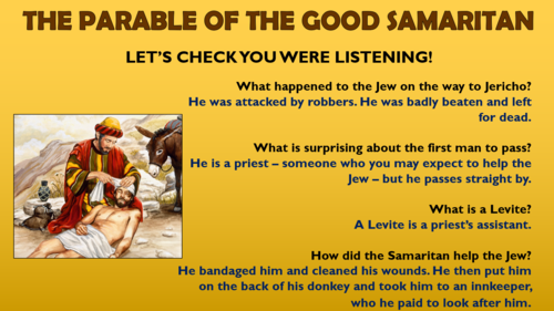 The Good Samaritan Assembly/ Collective Worship! | Teaching Resources