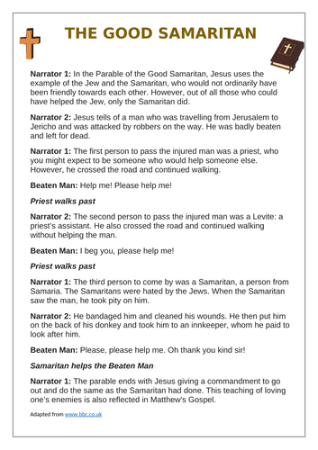 The Good Samaritan Assembly/ Collective Worship! | Teaching Resources