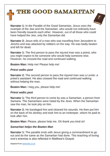 The Good Samaritan Assembly/ Collective Worship! | Teaching Resources