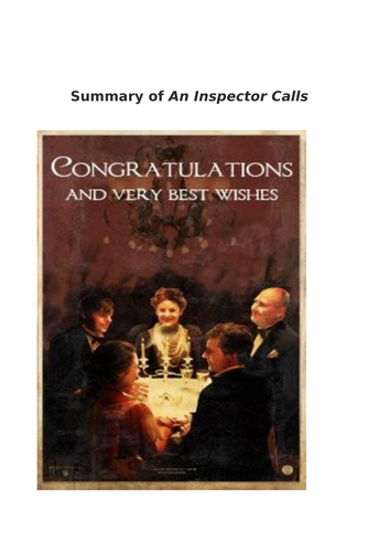 An Inspector Calls - Bumper Bundle | Teaching Resources An Inspector Calls - Bumper Bundle | Teaching Resources