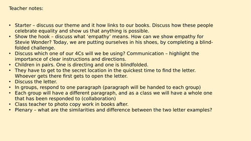 Call Me Lion - Write an informal letter. | Teaching Resources