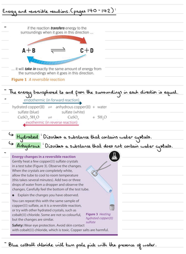 C8: Rates of Chemical Reactions revision notes | Teaching Resources