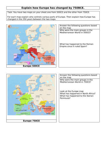 Islamic Invasion of Spain L1 | Teaching Resources