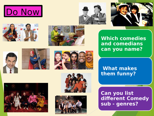 Comedy and its sub-genres | Teaching Resources