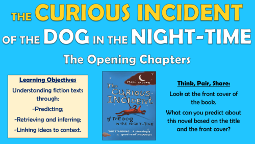 The Curious Incident of the Dog in the Night-time - The Opening ...