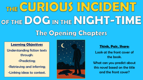 The Curious Incident of the Dog in the Night-time - Lesson Bundle ...