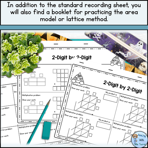 Halloween Multi-Digit Multiplication Word Problem Task Cards With ...