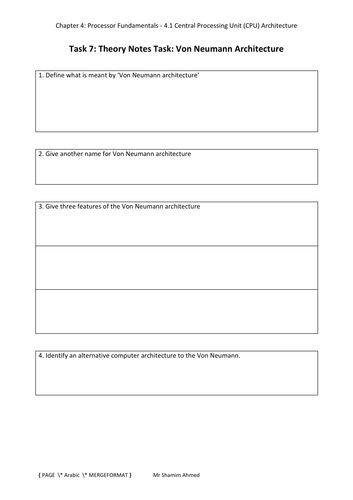 As Computer Science Unit 4 Processor Fundamentals 41 Central Processing Unit Cpu 
