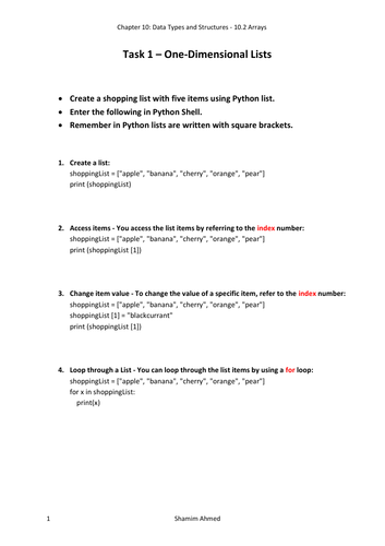 AS Computer Science - Unit 10 Data Types and Structures - 10.1 Data ... AS Computer Science - Unit 10 Data Types and Structures - 10.1 Data ...