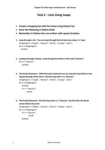 AS Computer Science - Unit 10 Data Types and Structures - 10.1 Data ... AS Computer Science - Unit 10 Data Types and Structures - 10.1 Data ...