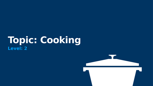 Cooking | Teaching Resources
