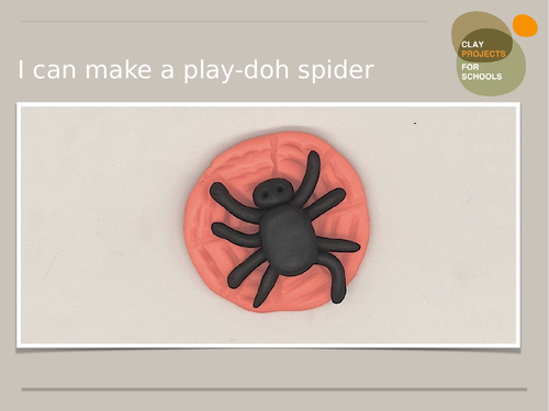 How to make a plasticine spider on a web | Teaching Resources