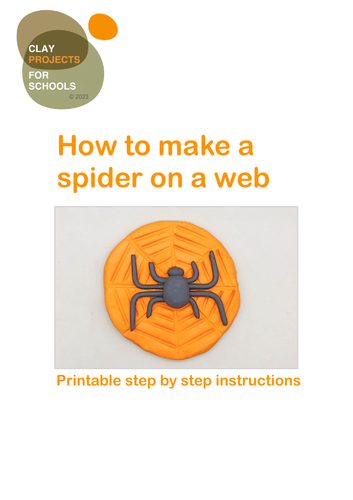 How to make a plasticine spider on a web | Teaching Resources