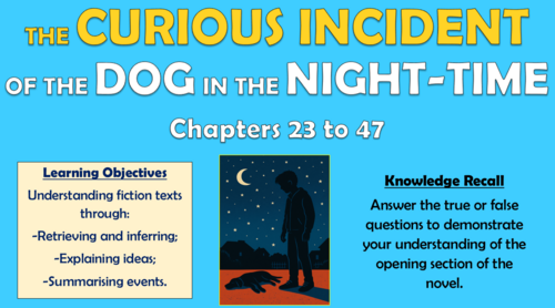 The Curious Incident of the Dog in the Night-time - Lesson Bundle ...