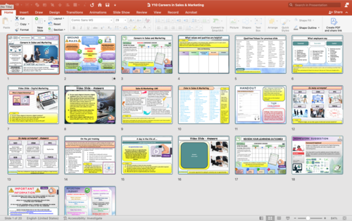 Careers in Sales and Marketing | Teaching Resources