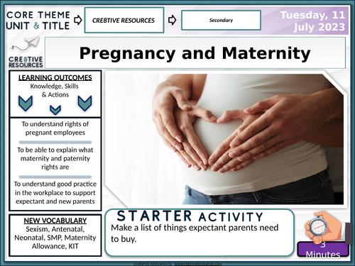 Pregnancy & Maternity | Teaching Resources