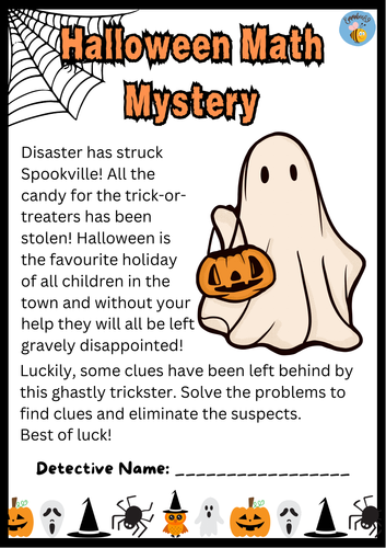 Halloween Math Mystery | Teaching Resources