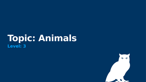 Animals | Teaching Resources