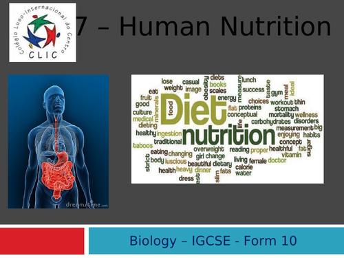 IGSCE - Biology - chapter 7 - Human Nutrition - 1.1. DIET | Teaching ...