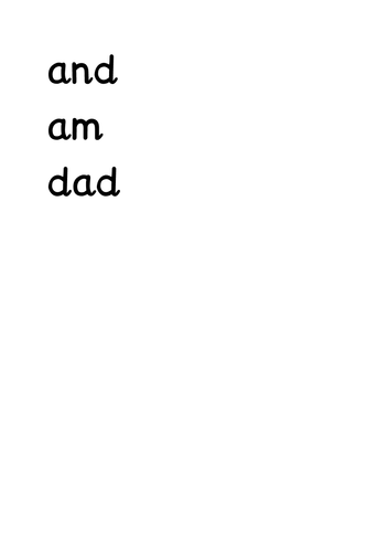 Monster Phonics Reception HFW Weeks 1-6 | Teaching Resources