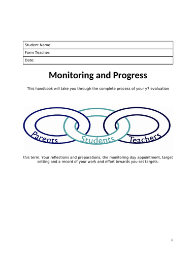 Monitoring Day / Parent meeting preparation for pupils | Teaching Resources