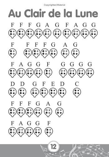 Big Book for 4-Hole Ocarina - 50 Songs with Fingering Chart: also ...
