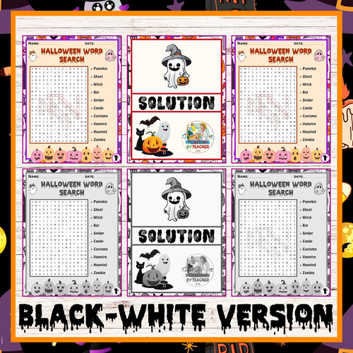 Halloween Activities | Halloween word search game | October fall ...