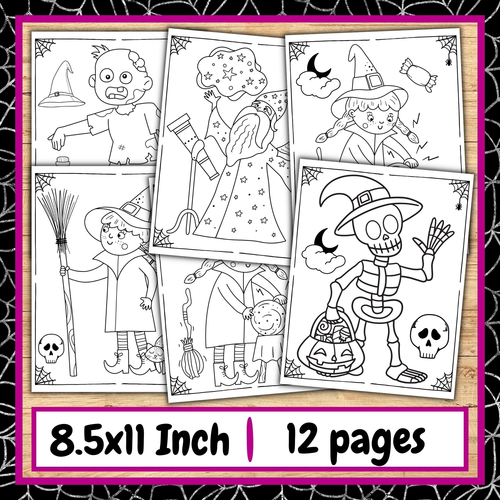 Halloween Coloring Pages | fall-themed Activities | October coloring ...