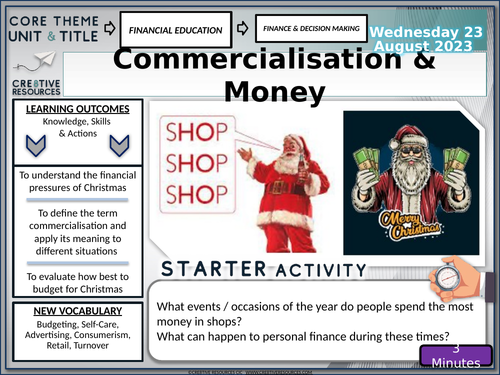 Finance & Decision Making Ks3 Unit | Teaching Resources