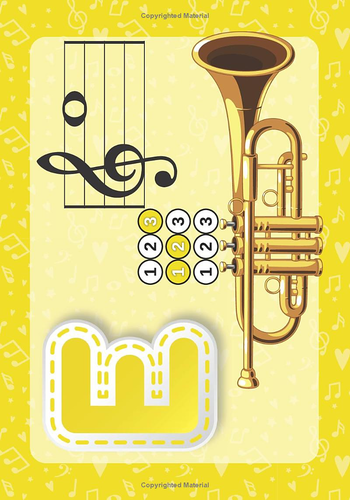 Colorful Fingering Diagram for the Trumpet: Trumpet Fingering Chart ...