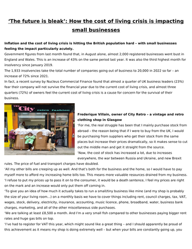 Economy, Risk & Reward - KS4 Finance Unit | Teaching Resources