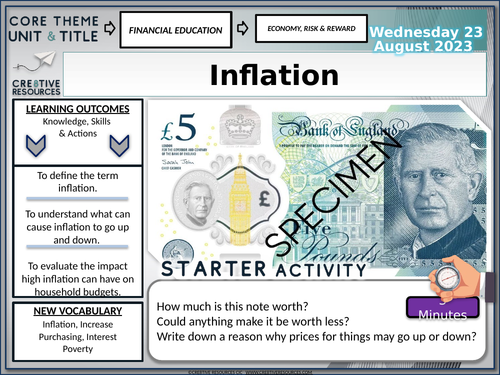 Economy, Risk & Reward - KS4 Finance Unit | Teaching Resources