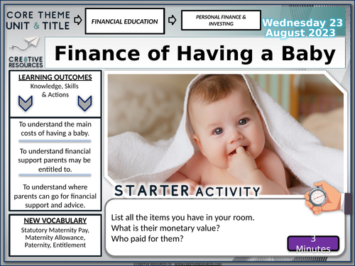 Personal Finance & Investing - KS4 Finance Unit | Teaching Resources