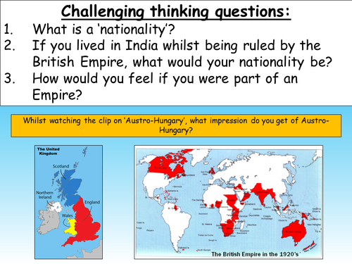 Nationalism WWI | Teaching Resources